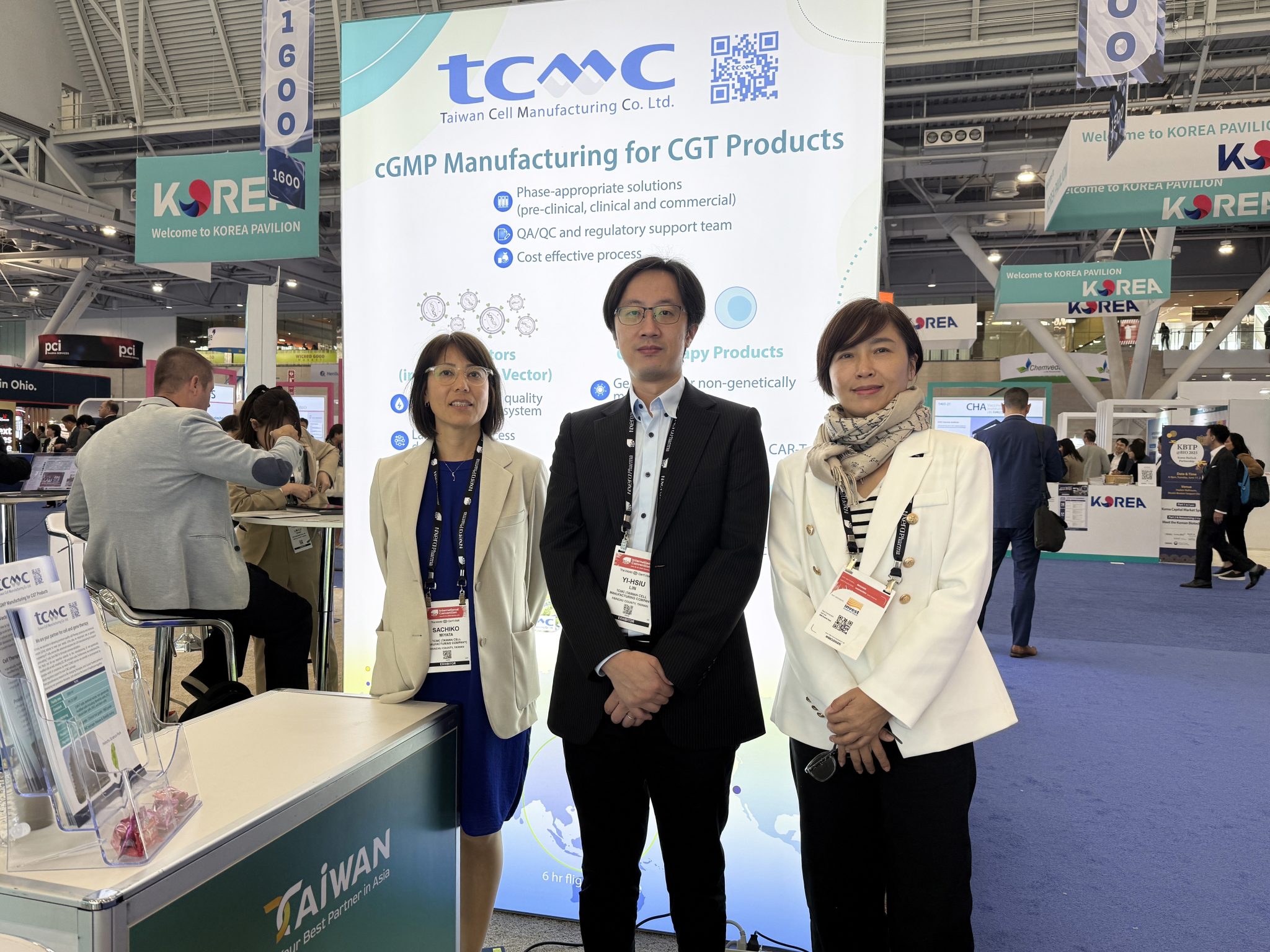 基因治療界「台積電」tcmc亮相北美生技展，秀CGT頂尖實力 - tcmc | 台灣細胞製造股份有限公司 | 細胞治療代工製造 CDMO 專業服務